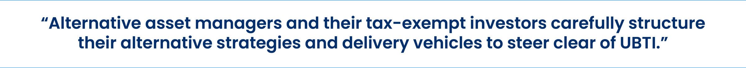 How Tax-Exempt Institutions Can Access Alts Without the Dread of UBTI